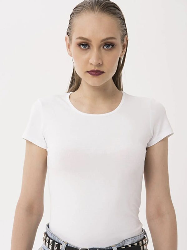 KikiRiki Short Sleeve Shell - PinkOrchidFashion