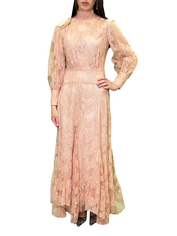 Nora Noh Floral Low Waisted Dress - Dresses - PinkOrchidFashion