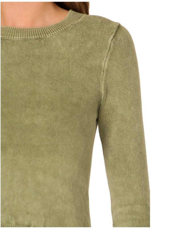 Timing Mineral Fit Sweater - PinkOrchidFashion