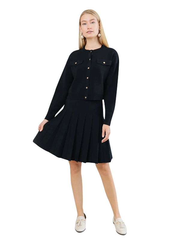 Apparalel Cropped Knit Jacket - Tops - PinkOrchidFashion