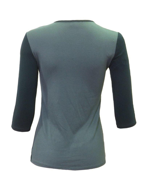 Objex Two-Tone Tshirt - Tops - PinkOrchidFashion